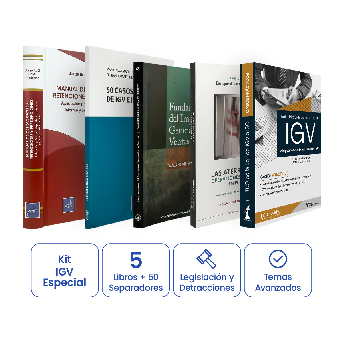 📚 Kit IGV Especial: Fundamentos + Normativa + 50 Casos + Operaciones No ...